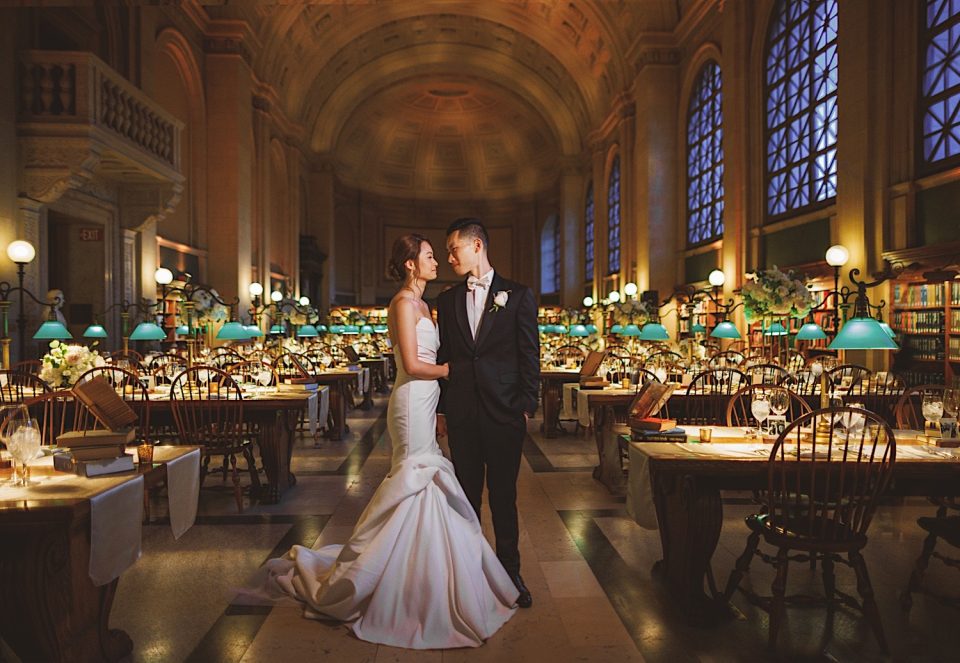 Tina + Andrew // Boston Public Library Wedding - Sam Hurd Photography
