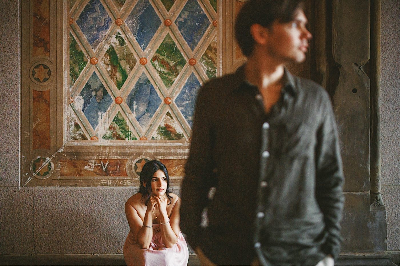 Tanvir + Henri // Central Park Engagement Session - Sam Hurd Photography