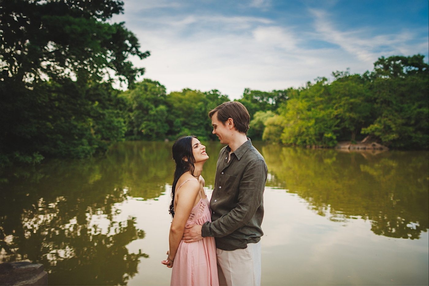Tanvir + Henri // Central Park Engagement Session - Sam Hurd Photography